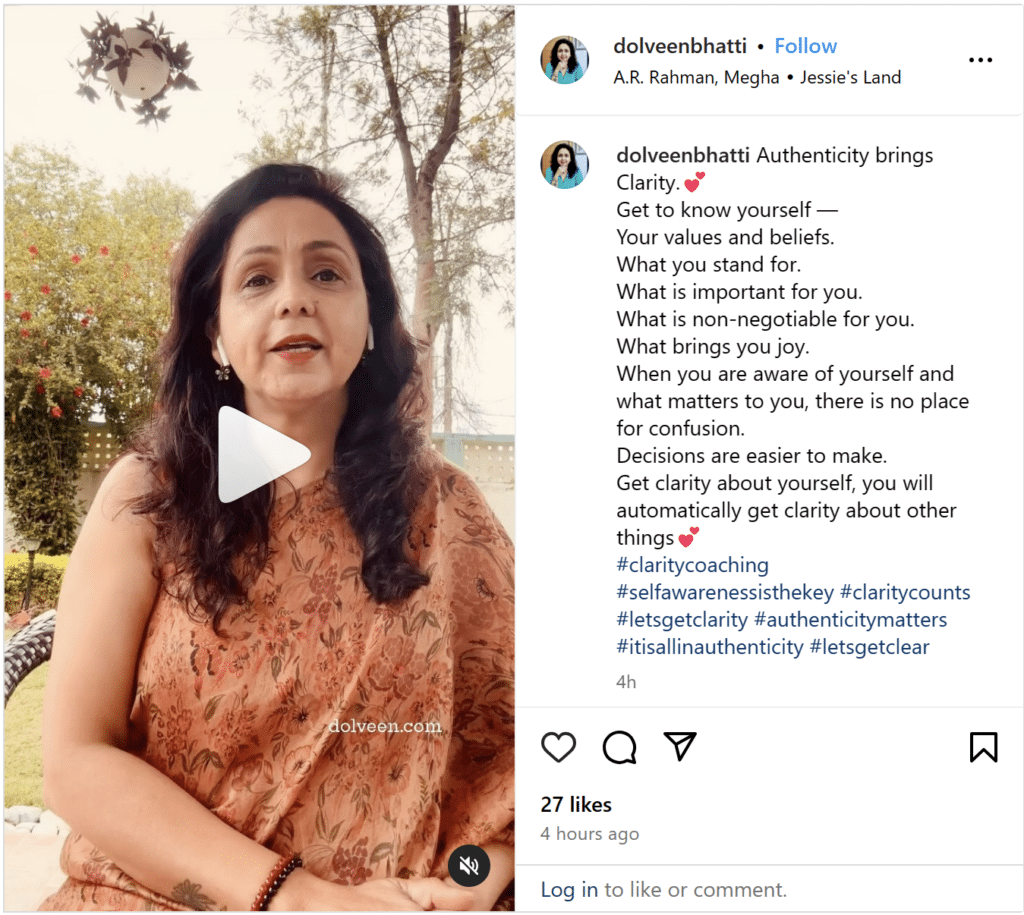 Clarity Coaching: How it Helps with Authentic Living - Dolveen Bhatti